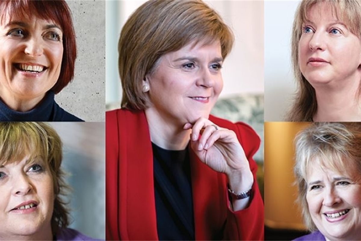 Holyrood | Nicola Sturgeon and the female cabinet members discuss being ...