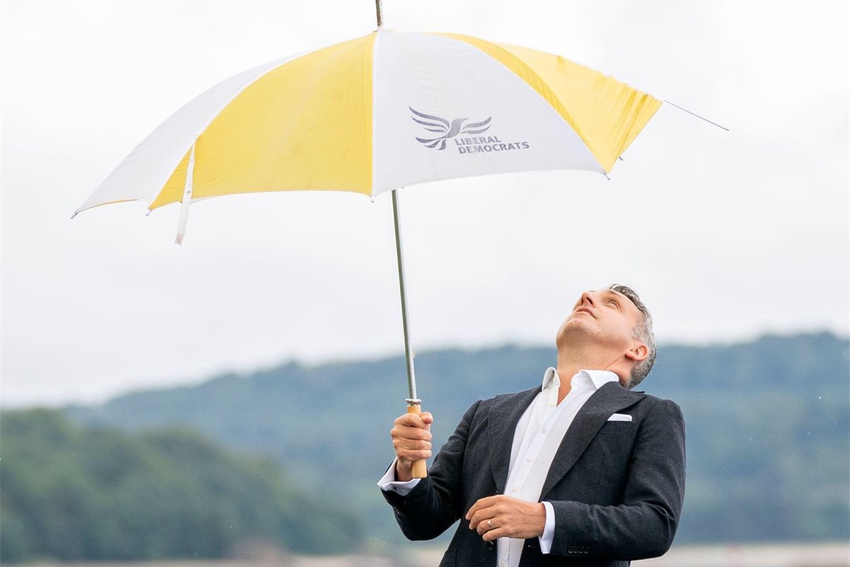 Holyrood Comment | Sketch: Alex Cole-Hamilton is thundering to victory