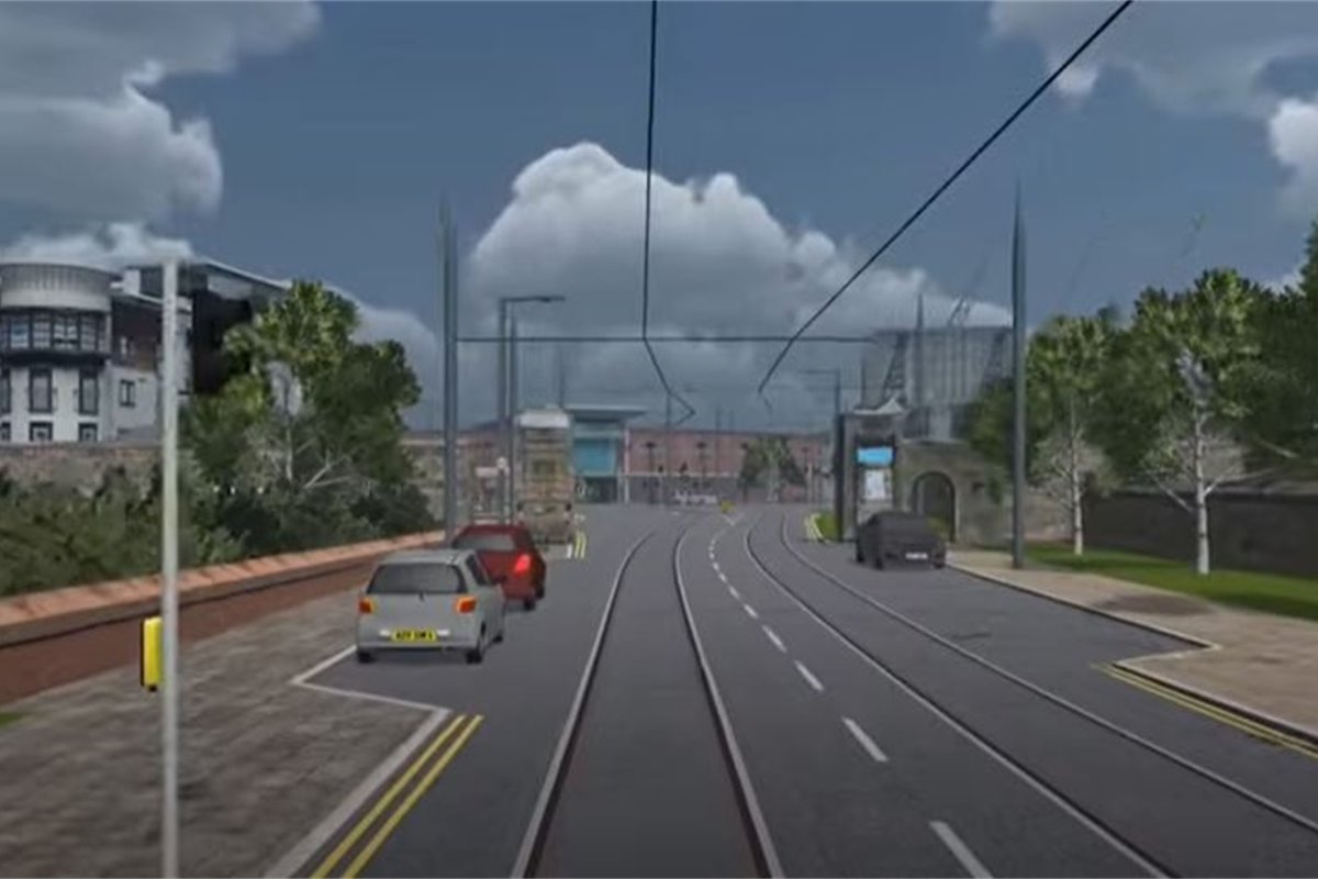 New Edinburgh tram drivers training on state-of-the-art simulator
