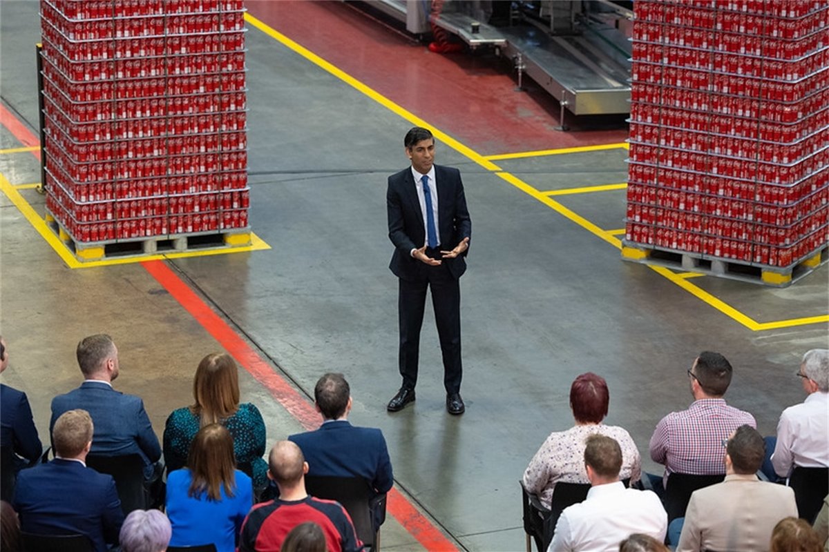Sketch: Rishi Sunak visits the ‘world’s most exciting economic zone’