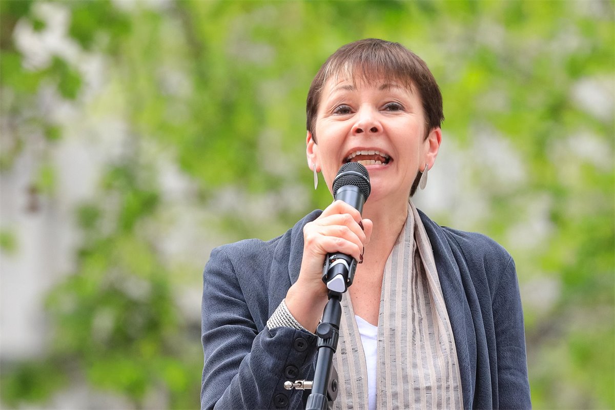 Holyrood Inside Politics | Caroline Lucas: The job of Greens will be to ...