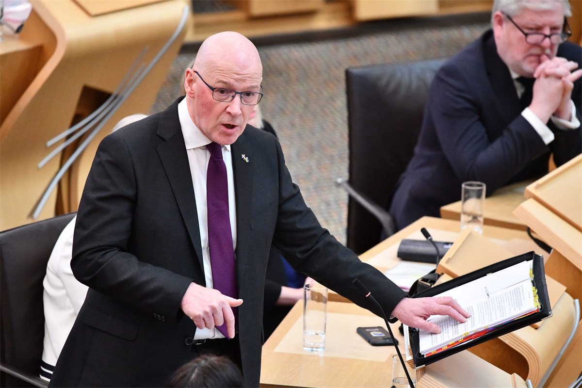 FMQs: John Swinney criticised over plans for NHS in programme for ...